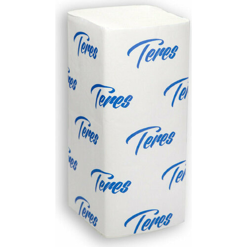 Бумажные полотенца Полотенца бумажные Teres Стандарт 200л, 20 пачек в коробке V-сложения, Т-0201