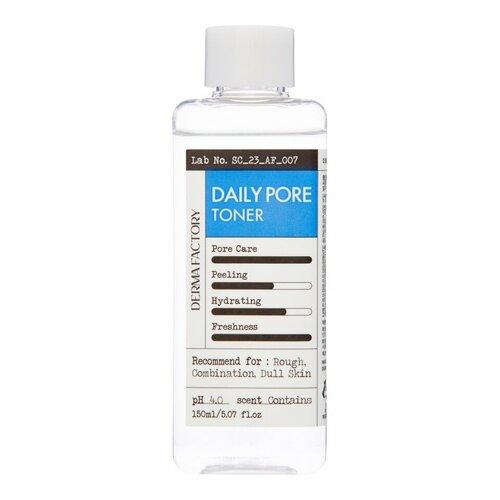 DERMA FACTORY Daily Pore Toner Очищающий поры тонер для ежедневного применения 150мл