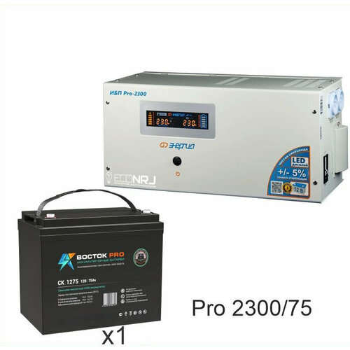 Энергия PRO-2300 + Аккумуляторная батарея восток PRO СК-1275