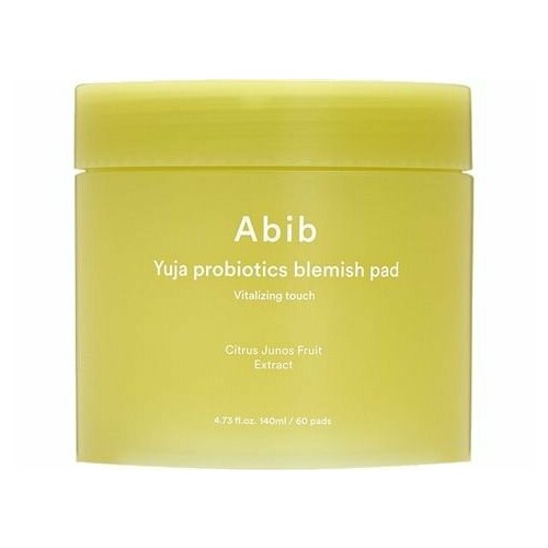 Диски для сияния кожи лица ABIB Yuja probiotics blemish pad Vitalizing touch