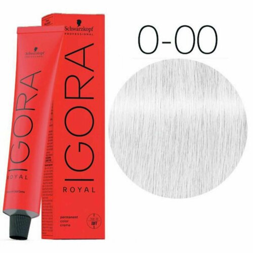 Schwarzkopf Igora Royal - 0-00 Клир (чистый) Стойкая крем-краска для волос 60 мл