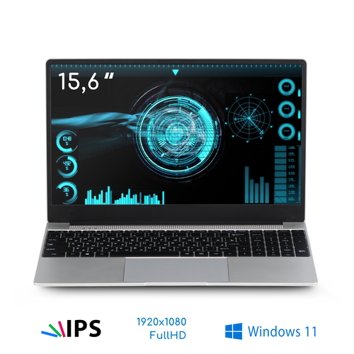 Ноутбук Azerty RB-1552 (15,6 IPS 1920x1080 Intel N100 4x0.8GHz, 16Gb LPDDR5, 256Gb SSD)