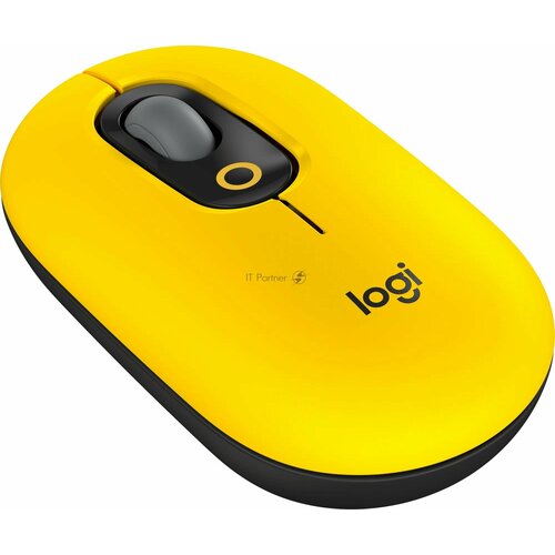 Беспроводная мышь Logitech Pop, желтый