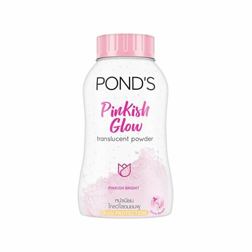 Рассыпчатая пудра Ponds Pinkish Glow Translucent Powder для лица парфюмированная лёгкая матирующая 50 г крема Мэджик Паудэр 50 гр