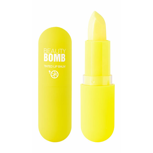 BEAUTY BOMB Бальзам для губ Tinted Lip Balm, 3 г, 01 Лимон