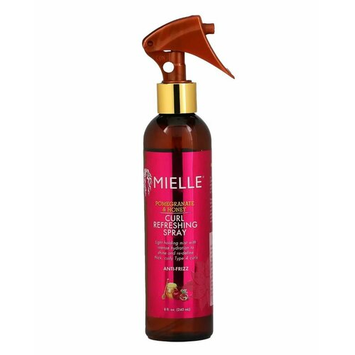 Освежающий спрей для локонов, Mielle Pomegranate Honey, гранат и мед, 240 мл.