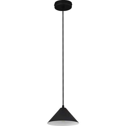 Подвесной светильник Vitaluce Модерн 1 лампа 3м² Е27 цвет черный