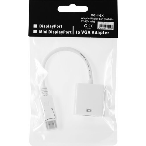 Переходник DisplayPort (m) VGA (f)