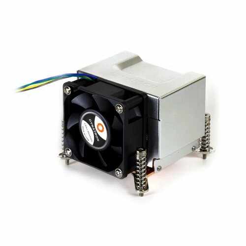 Кулер для процессора Dynatron G666 2U Active Sever CPU Cooler, Intel LGA 1156, 60mm Fan with PWM, Copper Base, Aluminum Fins, For 2U Servers