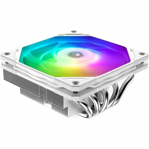 Кулер для процессора ID-Cooling IS-55 ARGB WHITE 125W/PWM/all Intel /AMD AM4, AM5/ Low profile/Screws
