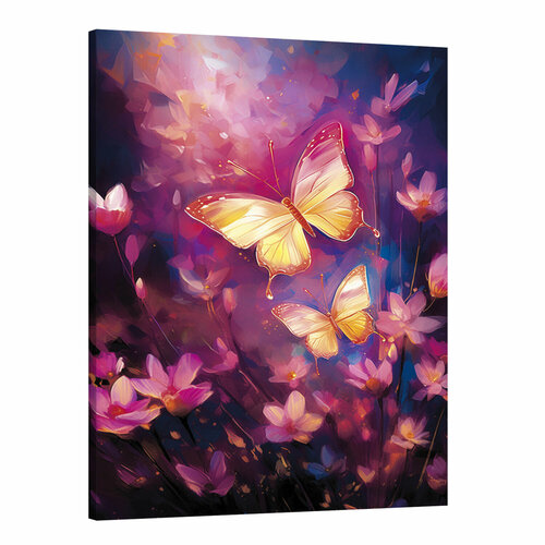 Интерьерная картина 50х70 "Магия бабочек"