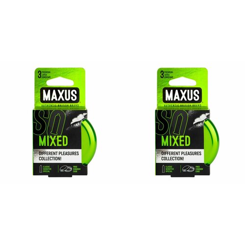Maxus Презервативы Mixed №3, 2 уп.