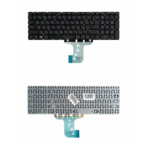 Клавиатура для HP Pavilion 15-ac, 15-af, 15-ay, 15-ba, 250 G4, (NSK-CWASC) Black, No Frame, гор. Enter ZeepDeep