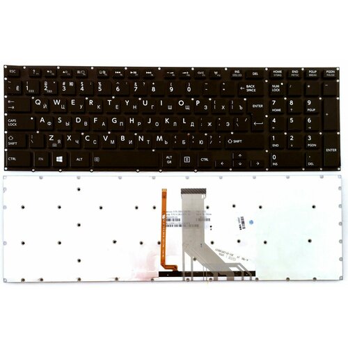 Клавиатура для ноутбука Toshiba AEBDAE00020-EN с подсветкой