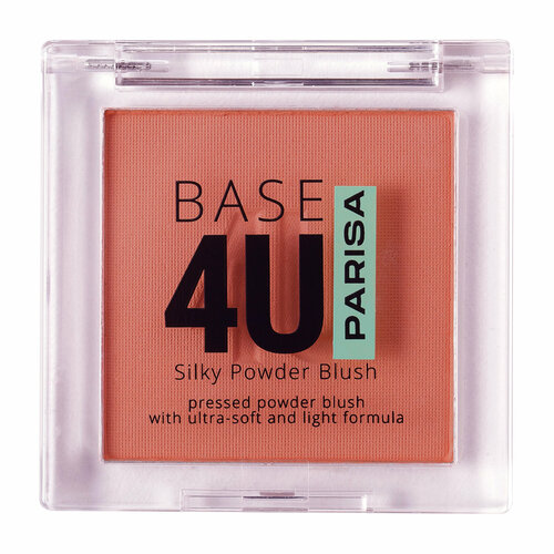 PARISA COSMETICS Румяна для макияжа лица Base 4U B-705, 5 г, 04 Персиково-розовый