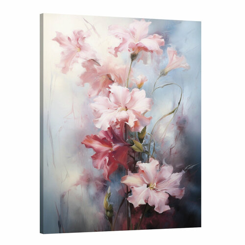 Интерьерная картина 50х70 "Волшебные цветы"