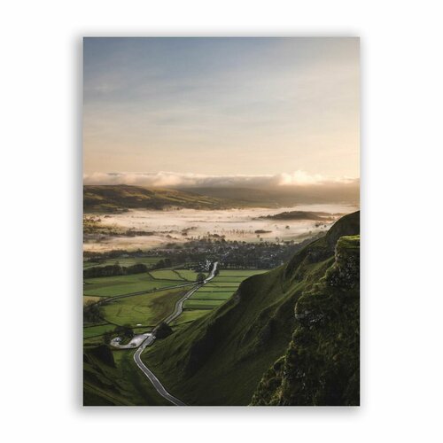 Постер, плакат на бумаге / Природа Великобритании - Пейзаж / Размер 30 x 40 см