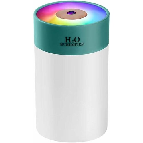 Увлажнитель воздуха ароматический диффузор настольный/для авто USB Colorful Humdifier (зелёный)