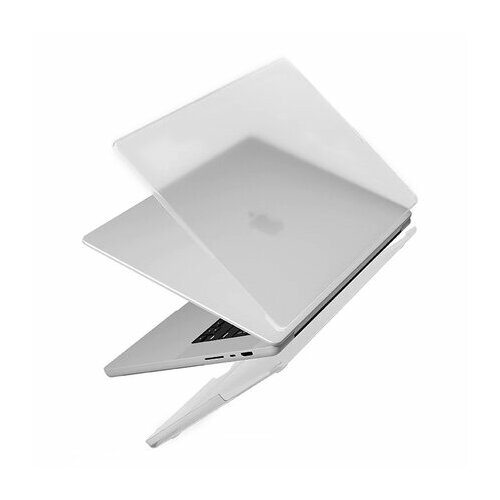 Чехол Uniq CLARO для MacBook Pro 14' (2021), цвет матовый прозрачный (Matte Clear)