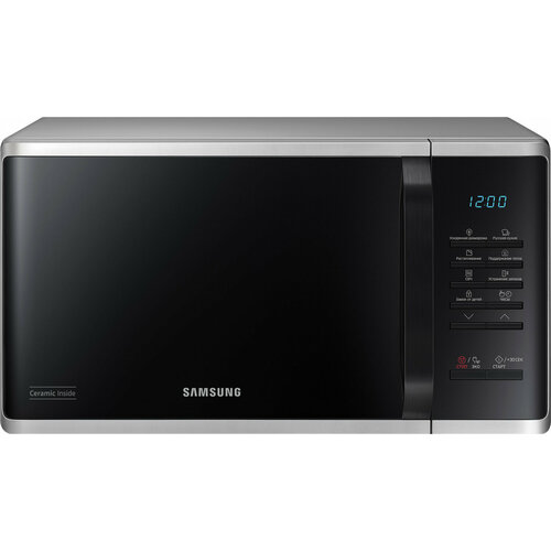 Samsung MS23K3513AS/BW Микроволновая печь, 23л, 800Вт, серебристый
