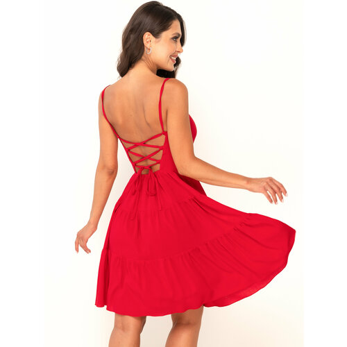 Сарафан MELLORY dress, размер M, красный