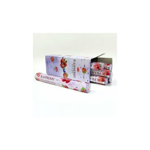 Hem Incense Sticks RASPBERRY (Благовония малина, Хем), уп. 20 палочек.