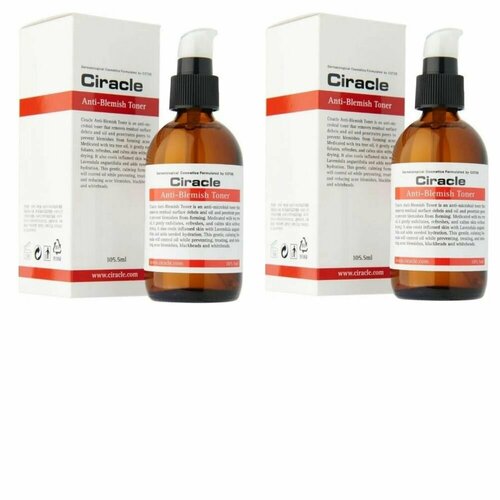 Ciracle Тонер для проблемной кожи Anti-blemish Toner, 105.5 мл, 2 шт