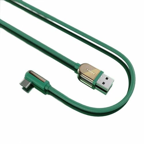 Кабель для зарядки Type-C USB зеленый