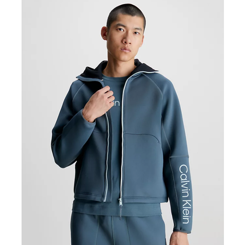 Толстовка Calvin Klein Sport, размер M, зеленый, голубой