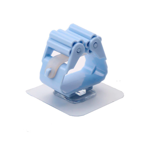 Универсальный роликовый держатель для швабры, кухонных приборов, голубой (3шт)