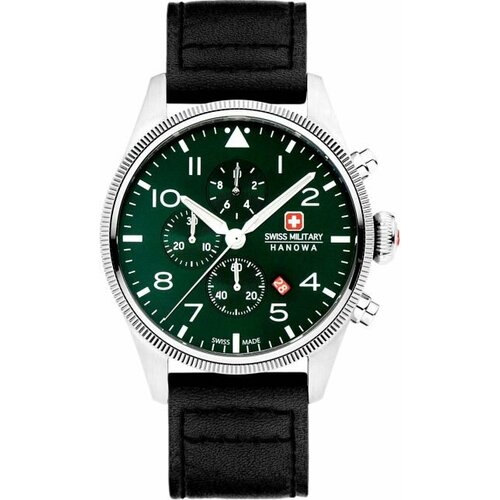 Наручные часы Swiss Military Hanowa SMWGC0000405, зеленый, черный