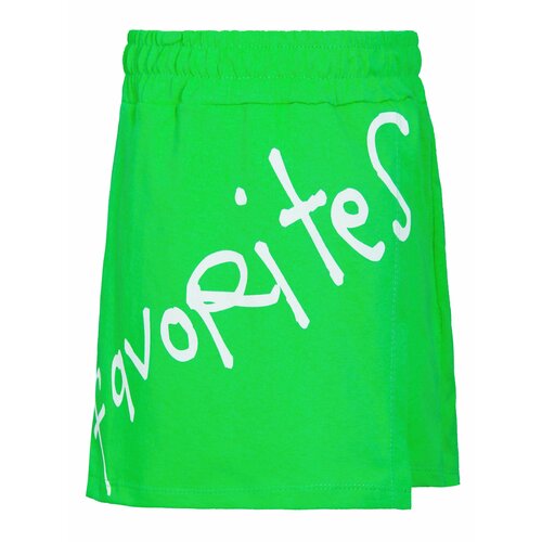Школьная юбка-шорты ИНОВО, размер 104, зеленый