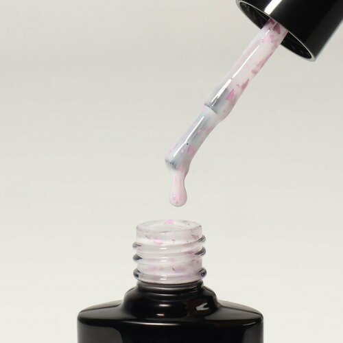 Гель лак для ногтей, «MILK POTAL», 3-х фазный, 8мл, LED/UV, цвет белый/розовый (05) (1шт.)