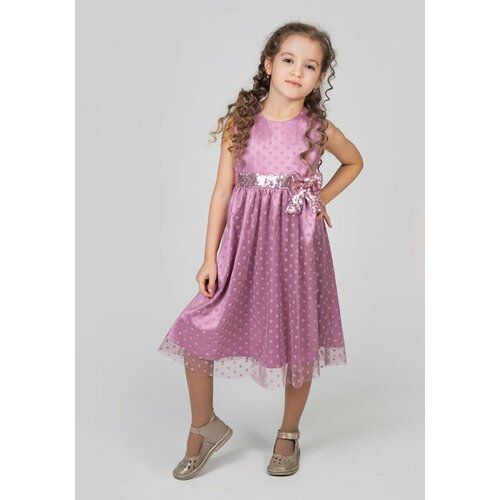 Платье SeVa, размер 104, розовый