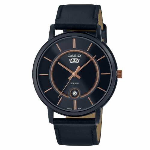 Наручные часы CASIO Collection MTP-B120BL-1A, черный