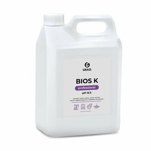 Промышленная химия Grass Bios-K, 5.6кг, концентрированное щелочное моющее средство (125196)