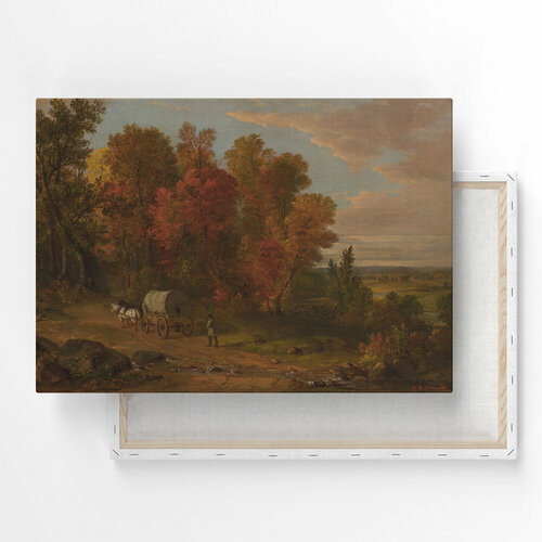 Картина на холсте, репродукция / Ашер Браун Дюран - Autumn Landscape / Размер 40 x 53 см