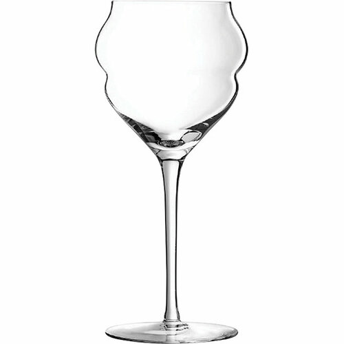 Бокал для вина «Макарон»; хрустальное стекло; 400мл; D=93, H=200мм; прозрачный