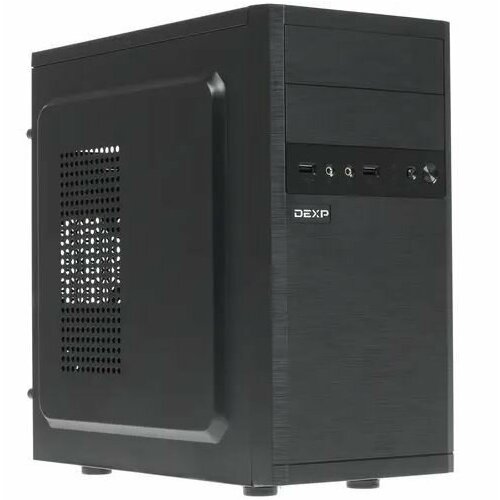 Корпус для компьютера, пк, DEXP DC-202M черный, Mini-Tower, Micro-ATX, Mini-ITX, USB 2.0 Type-A