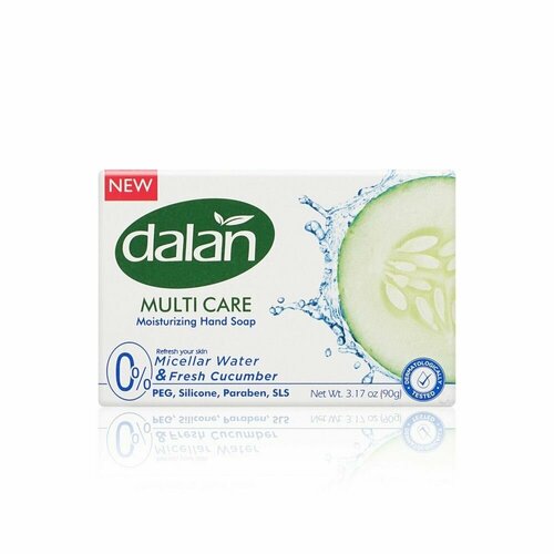 Туалетное мыло Dalan Multi Care Micellar Water&Fresh Cucumber 90 г