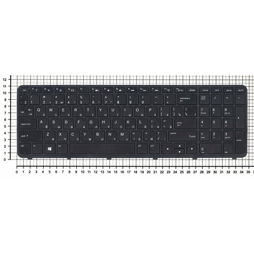 Клавиатура для ноутбука HP 758027-001 черная