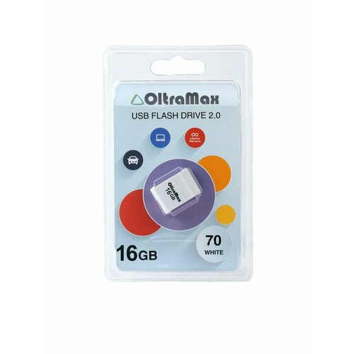 USB флеш накопитель OM-16GB-70-белый