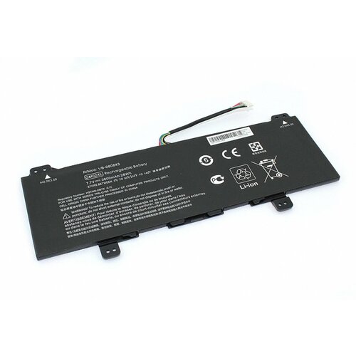 Аккумуляторная батарея для ноутбука HP Chromebook X360 11-AE131NR 7.7V (3600mAh)