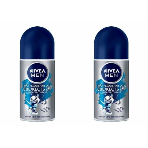 Nivea Антиперспирант ролик Men Экстремальная свежесть, 50 мл, 2шт.