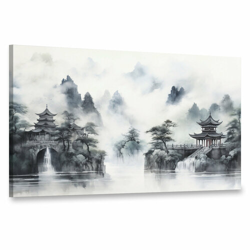 Интерьерная картина 100х60 "Азиатская симфония"