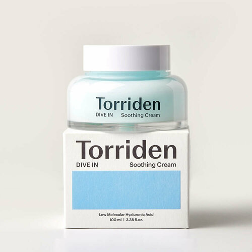 Молекулярный гиалуроновый крем-антистресс Torriden DIVE IN Low Molecular Hyaluronic Acid Soothing Cream 100мл.