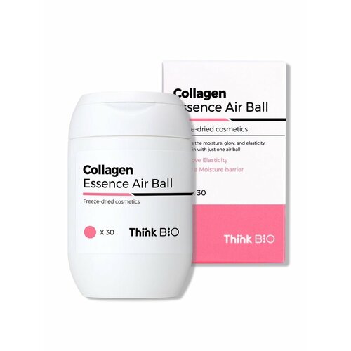 Think Bio Сублимированная коллагеновая эссенция в форме шарика Collagen Essence Air Ball Vegan, 30x40 мг