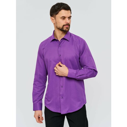Рубашка BAWER, размер 3XL, фиолетовый