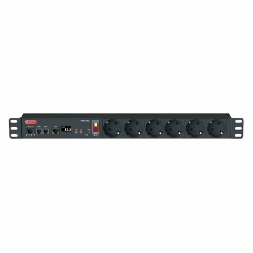 Блок распределения питания Elemy (IPDU-1502) гор. размещ. 6xSchuko монит. 15A Schuko 2.4м