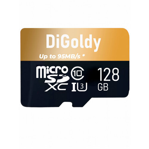 Карта памяти microSD 128 ГБ DiGoldy Class 10 Extreme Pro ( DG128GCSDXC10UHS-1-ElU3 w )